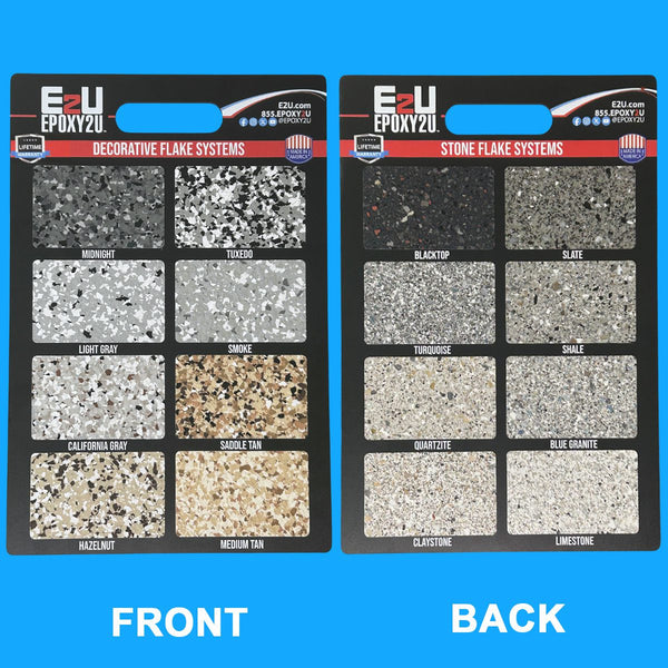Standard Flake & Stone Flake Series Sample Board - parkwaycg